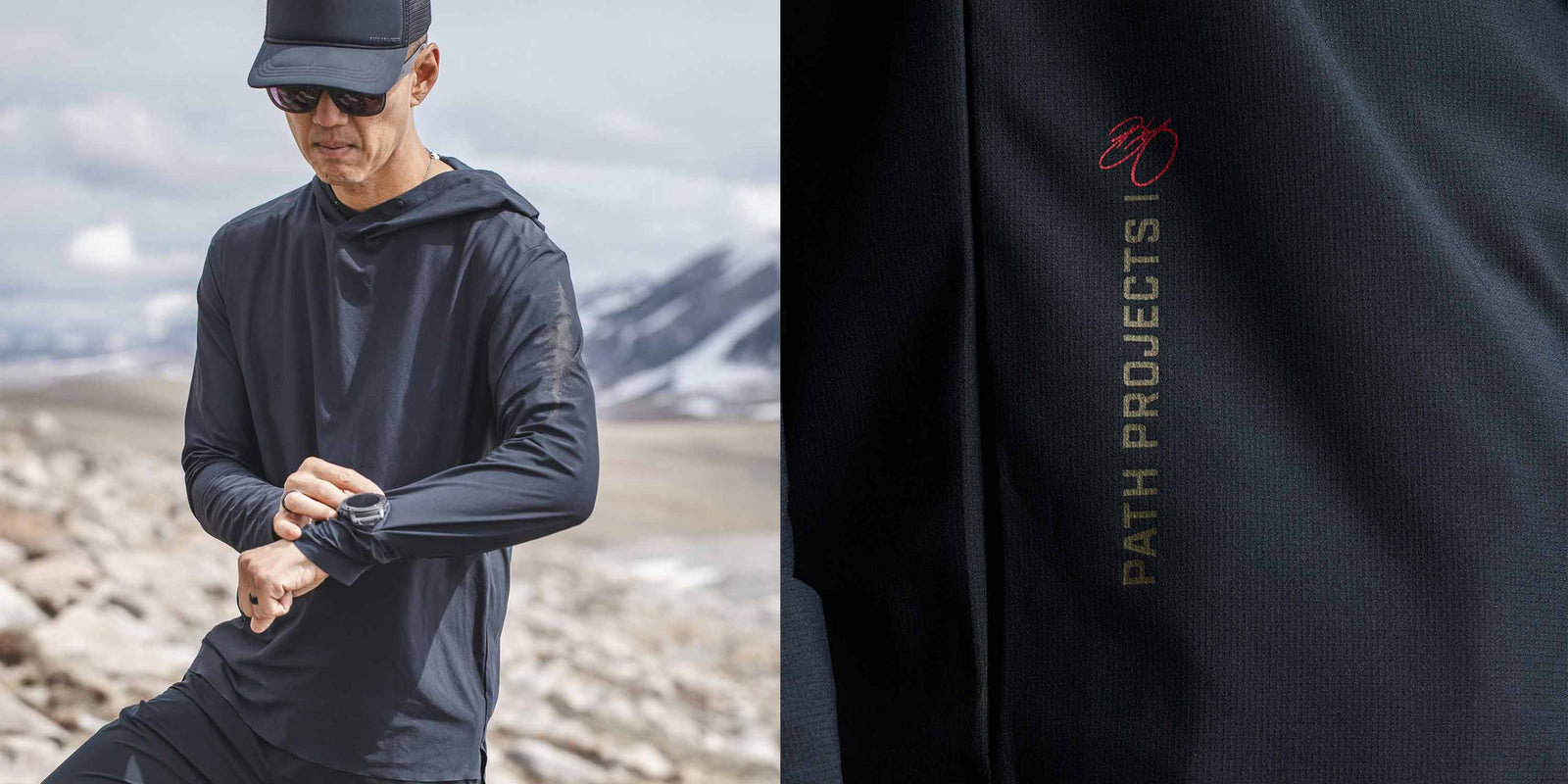 PATH projects running apparel, trail running shorts, t-shirts and hats